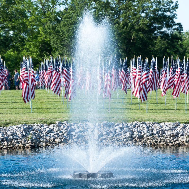 Field of Memories Flag Dedication | Arlington Memorial Gardens